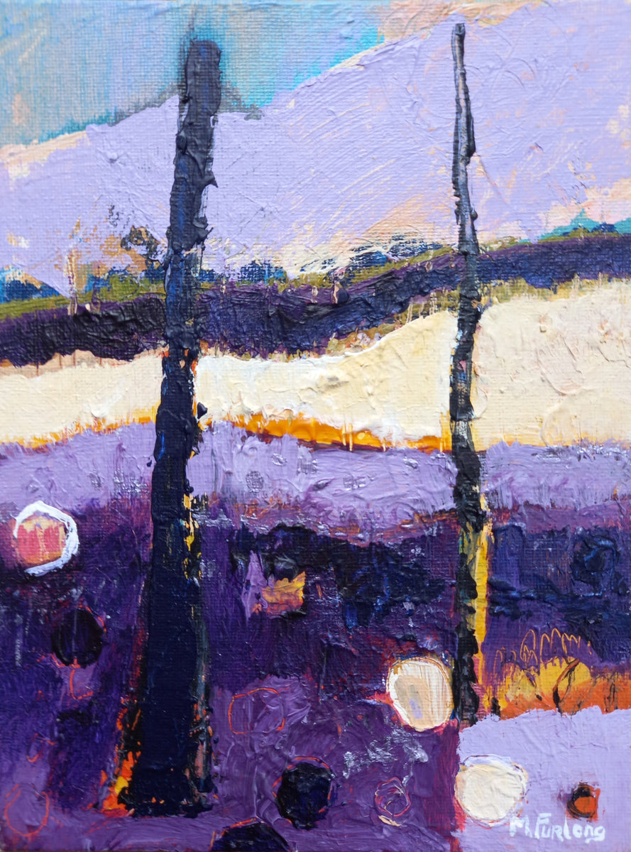 Walking In Silence - original acrylic painting on canvas board (H20xW1 ...